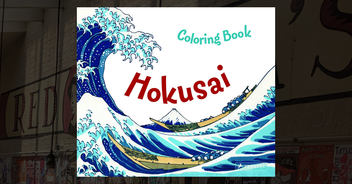 Hokusai Coloring Book